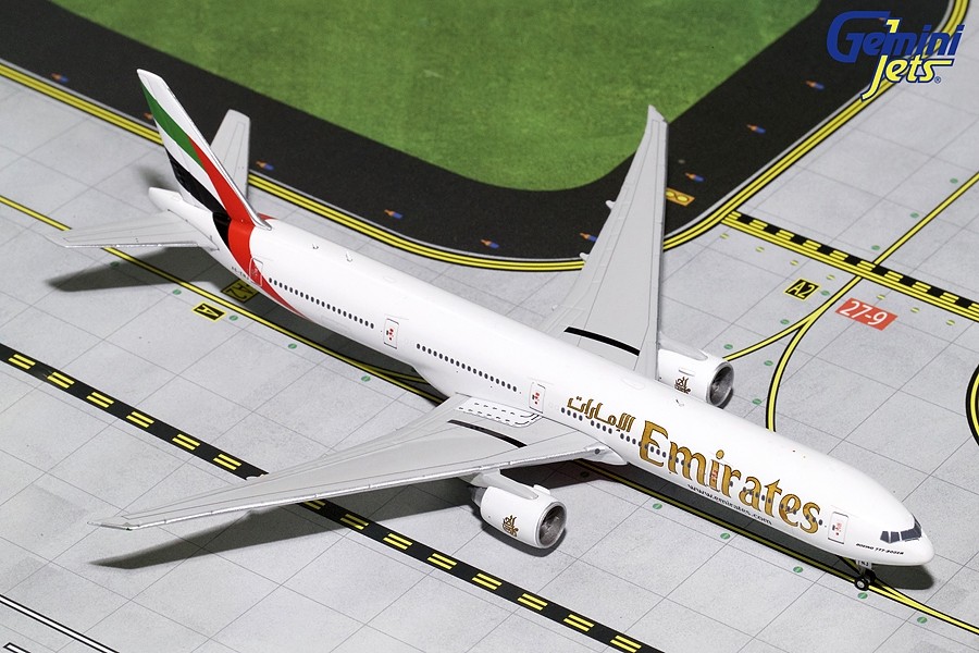 Emirates Boeing 777-300ER registration A6-ENJ Gemini GJUAE1745 scale 1: ...