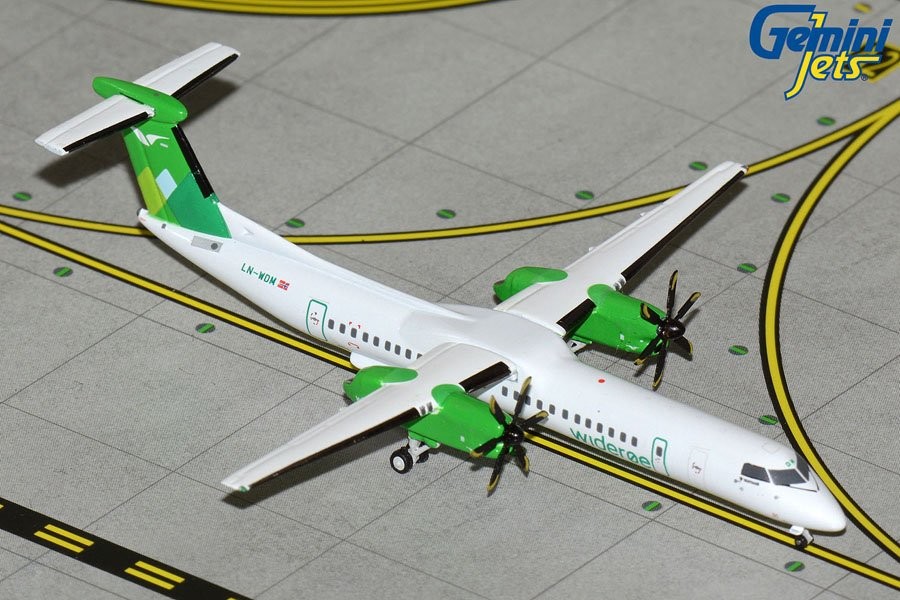Wideroe LN-WDM Dash 8 Q400 GeminiJets Scale 1:400 Gemini Jets GJWIF2290 ...