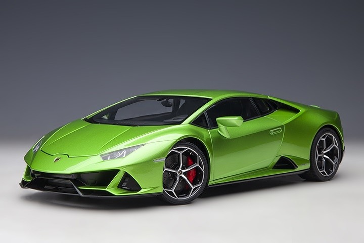 Green Lamborghini Huracan Evo Verde Selvans AUTOart 79215 Scale 1:18 ...