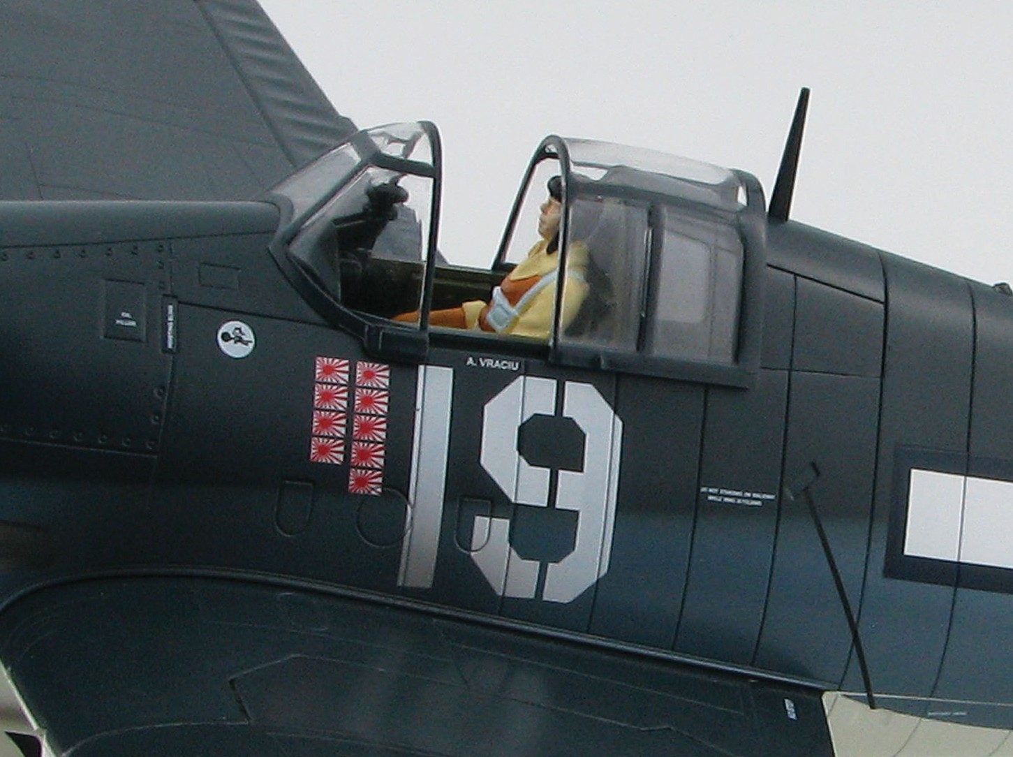 Highly detailed Hobby Master F6F Hellcat Grumman F6F-3 Hellcat HA0302 ...