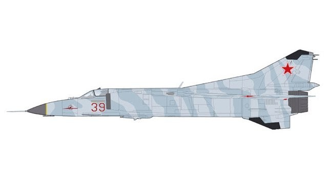 Mikoyan-Gurevich MiG-23MS Flogger-E Diecast Model USAF 4477th TES Red ...