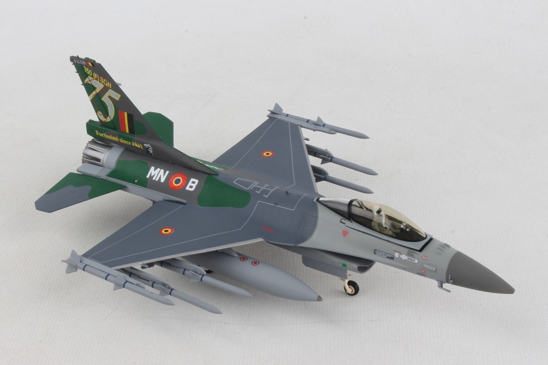 Royal Belgian Air Force F-16A 350 squadron “Ambiorix” Florennes AB ...
