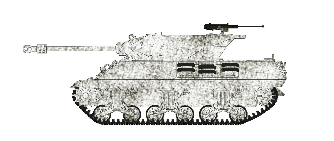 Achilles IIC tank 75th Anti-Tank Rgt Royal Artillery 11th Armd Div ...