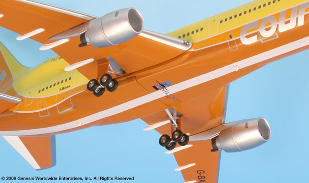 Court Line L1011 Yellow Livery 1:200 ezToys - Diecast Models and ...