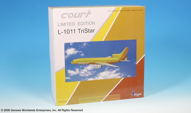 Court Line L1011 Yellow Livery 1:200 ezToys - Diecast Models and ...