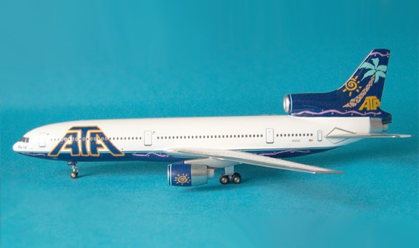 ATA Airlines L-1011 Tristar Big Ed Livery ezToys - Diecast Models and ...