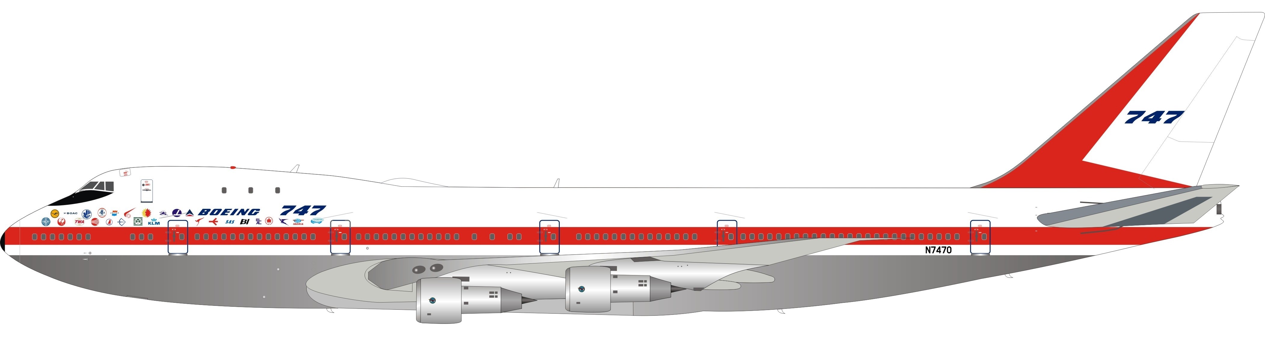 Highly detailed Inflight Model diecast model airplane Limited Boeing ...