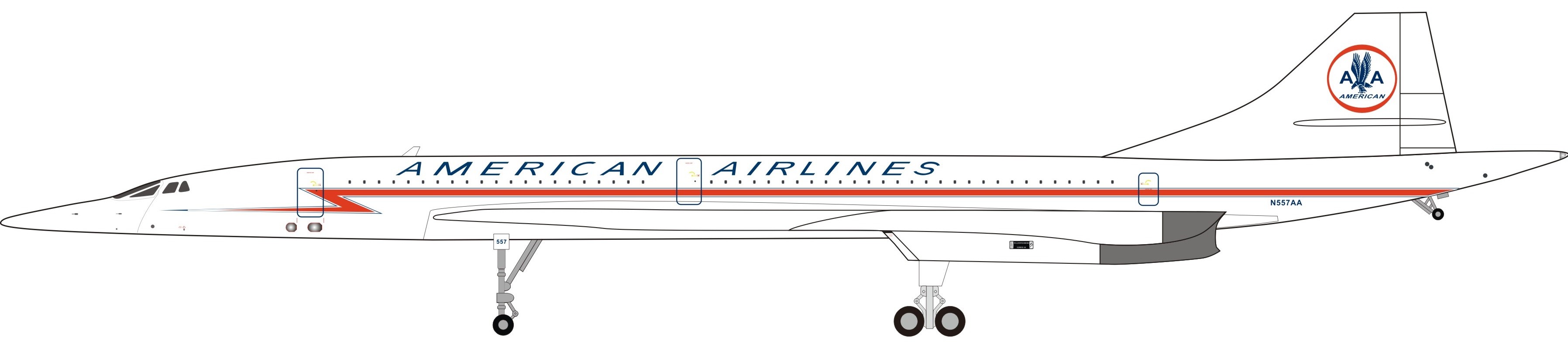 Highly detailed JFOX/ InFlight Model diecast model airplane Concorde ...