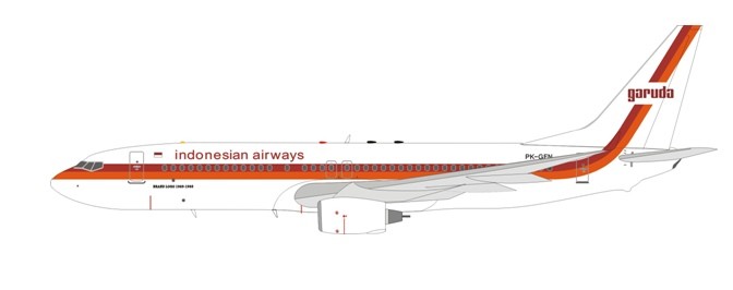 GARUDA INDONESIA B737-800 PK-GFN 1:200 Scale ezToys - Diecast Models ...