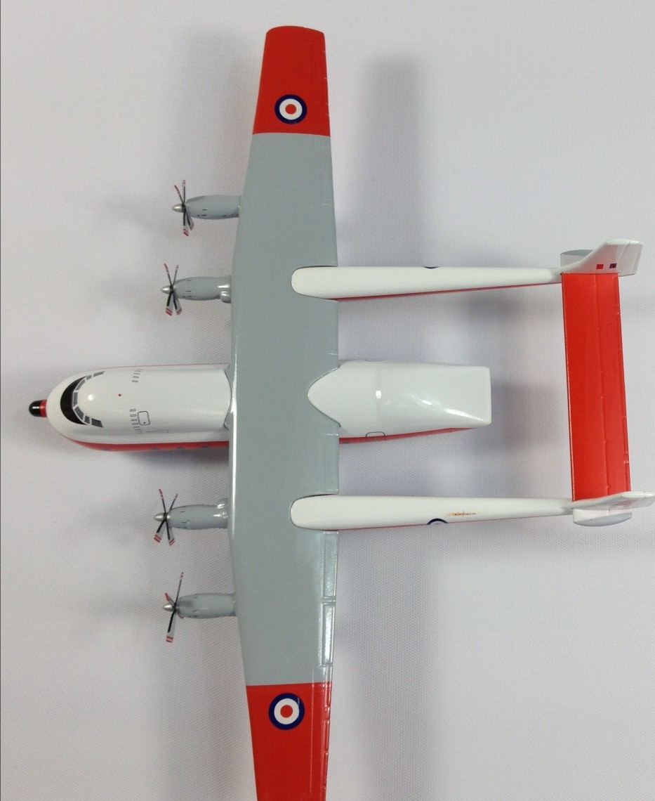 RAF ARGOSY XP411 (Red, Fuselage, Tailboom, Wingtips) Scale 1:200 ezToys ...