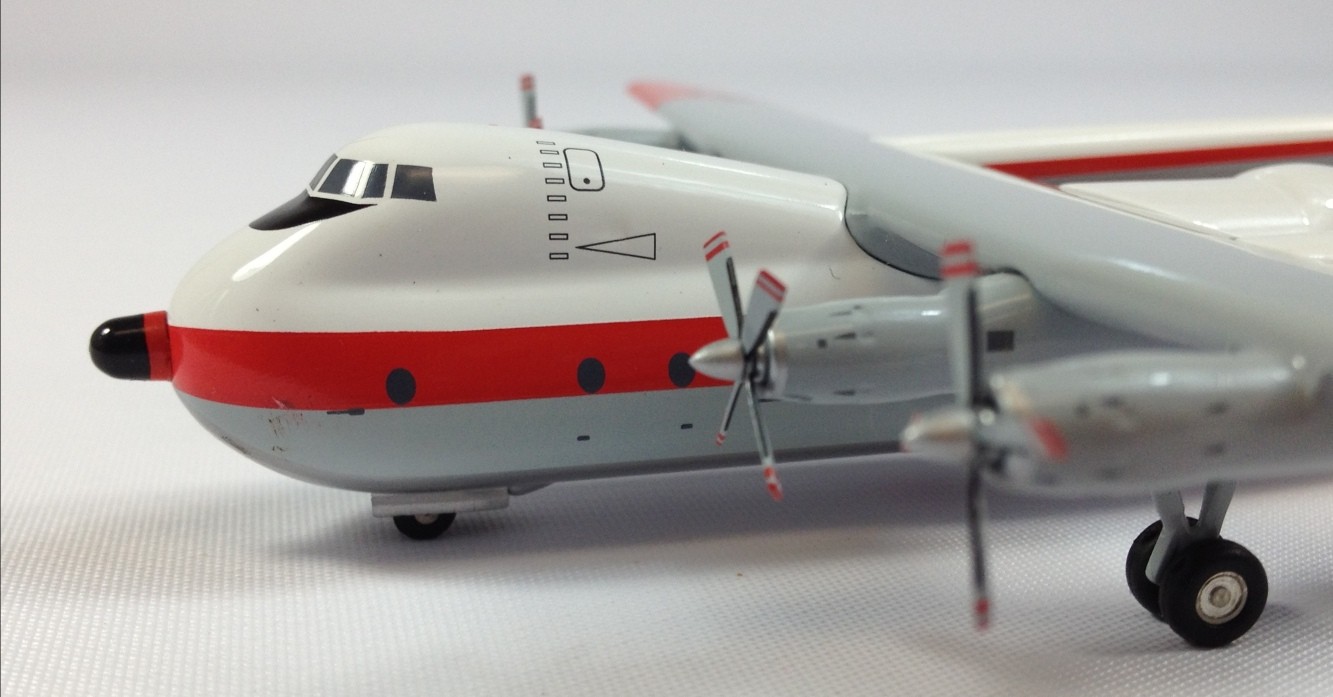 RAF ARGOSY XP411 (Red, Fuselage, Tailboom, Wingtips) Scale 1:200 ezToys ...