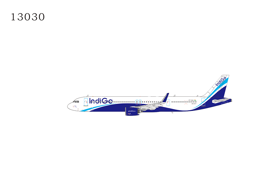 IndiGo Airbus A321neo VT-IUA Die-Cast NG Models 13030 Scale 1:400 ...