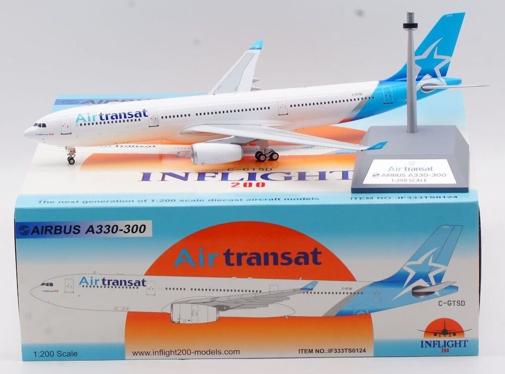 Air Transat Airbus A330-300 C-GTSD New Colours With Stand InFlight ...