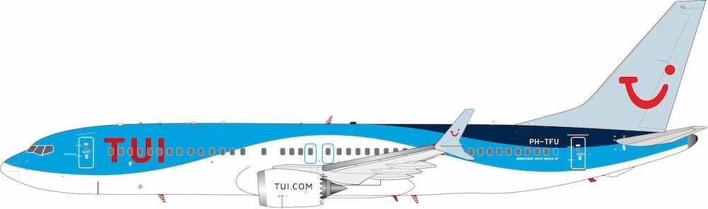 TUI fly Netherlands Boeing 737 Max 8 'Hurghada' Reg: PH-TFU JF-737-8M ...