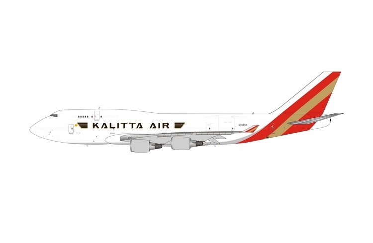 Kalitta Air Boeing 747-400 N708CK Die-Cast Model Phoenix 04518 Scale 1: ...