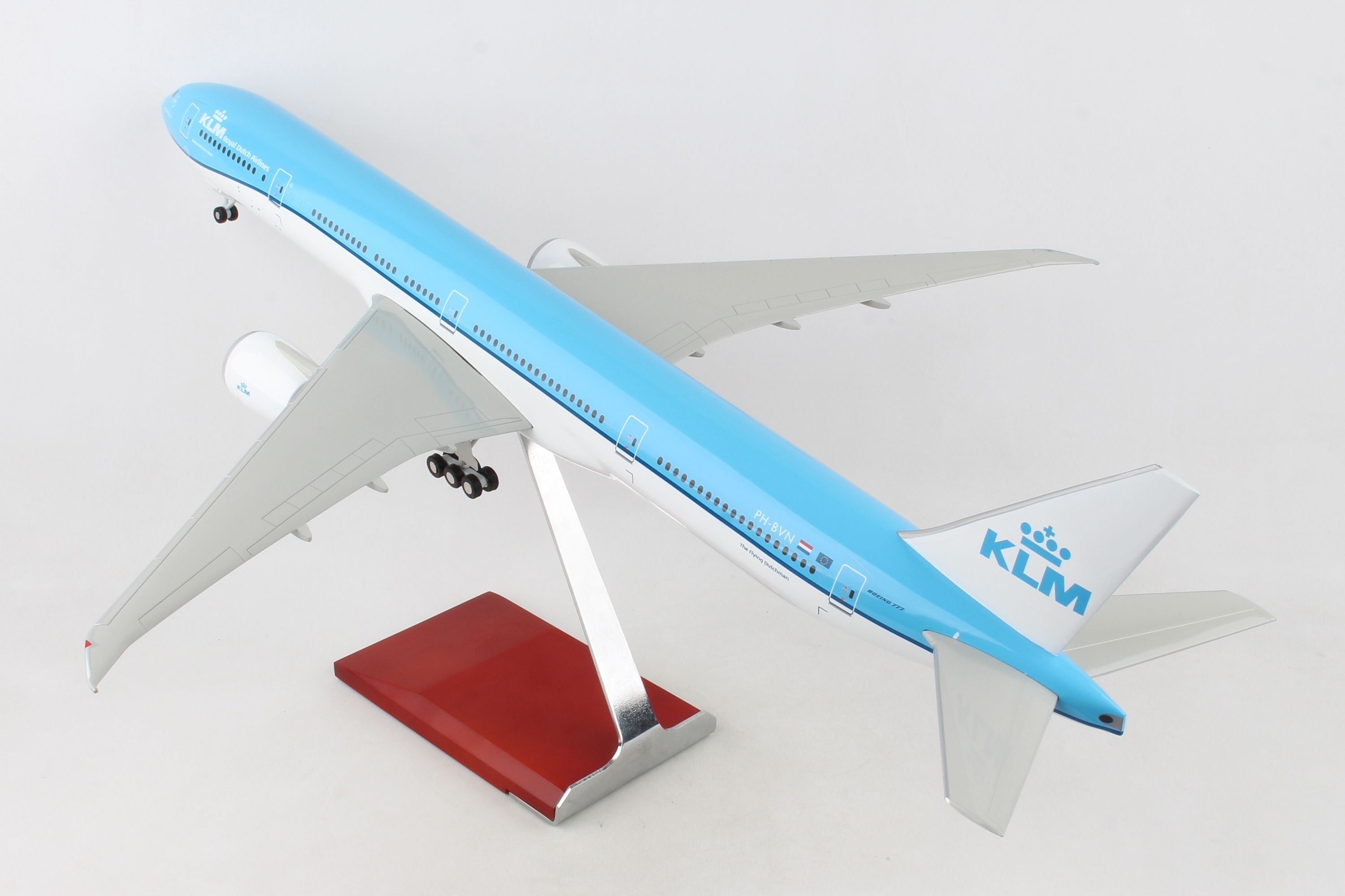 KLM Boeing 777-300 PH-BVN stand & gears Skymarks Supreme SKR9401 scale ...