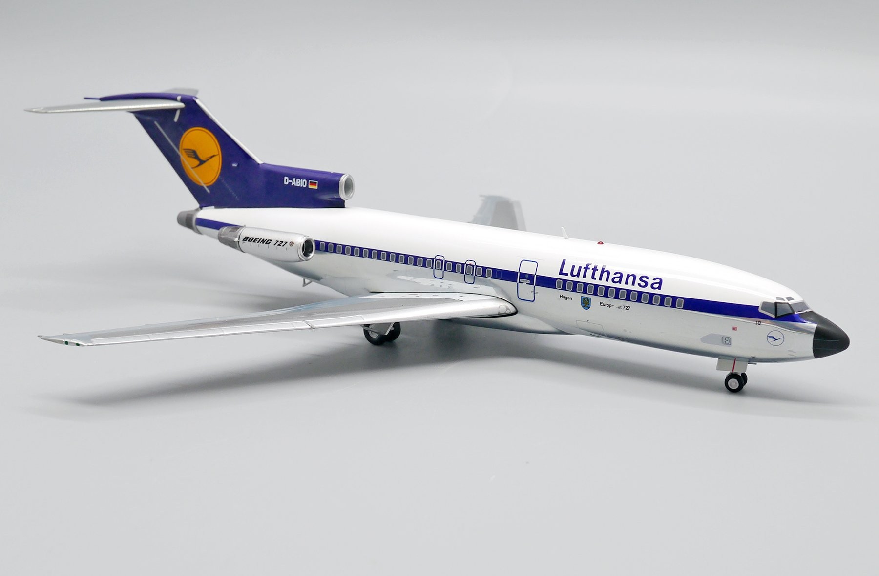Lufthansa Boeing 727-100 Polished D-ABIO XX20162 JC Wings 1:200 ezToys ...