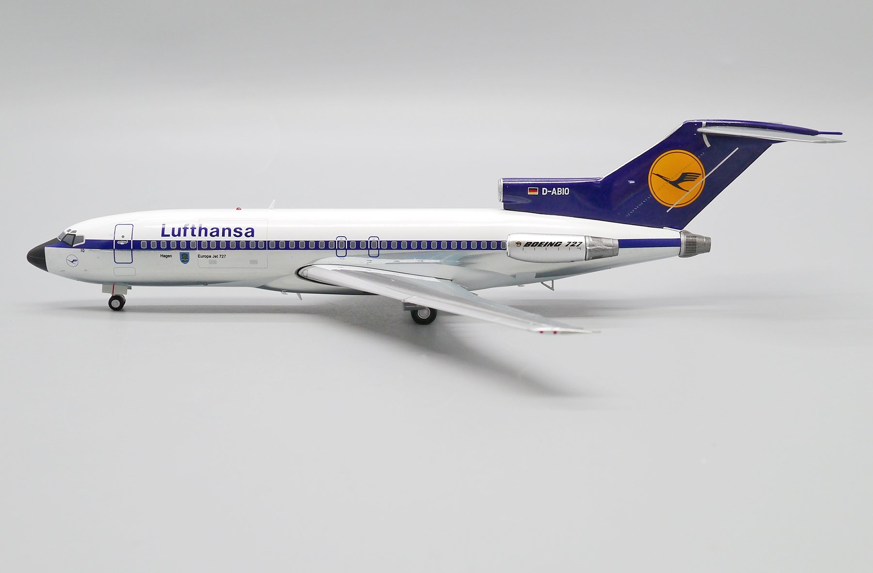 Lufthansa Boeing 727-100 Polished D-ABIO XX20162 JC Wings 1:200 ezToys ...