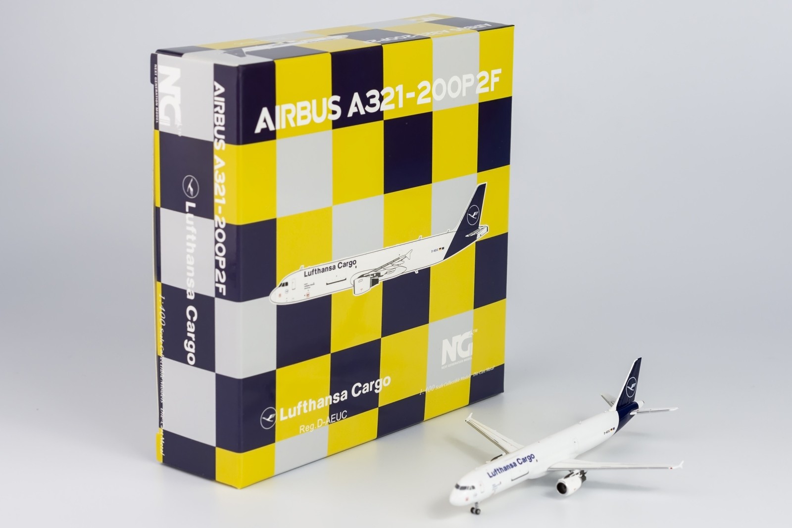 Lufthansa Cargo Airbus A321-200P2F D-AEUC Die-Cast NG Models 13038 ...