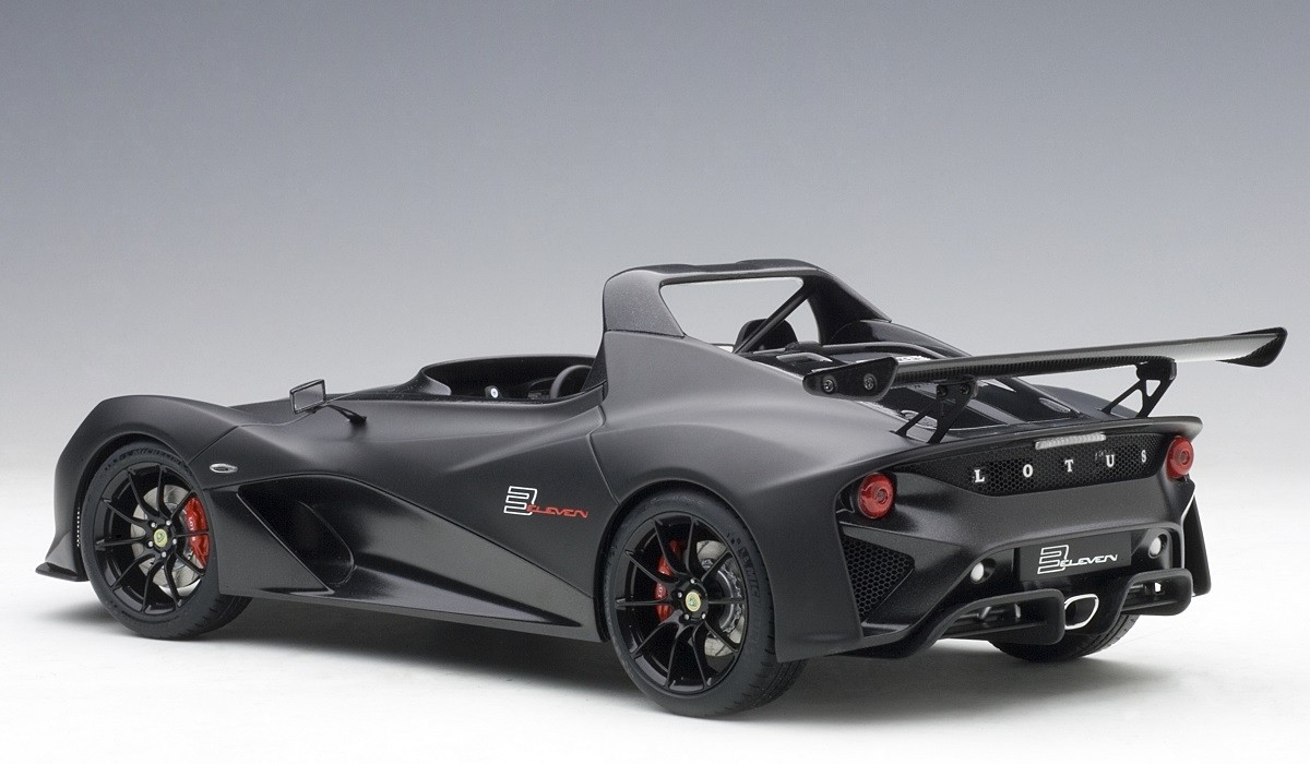 Matt black Lotus 3-Eleven with glossy accents AUTOart 75391 die-cast ...