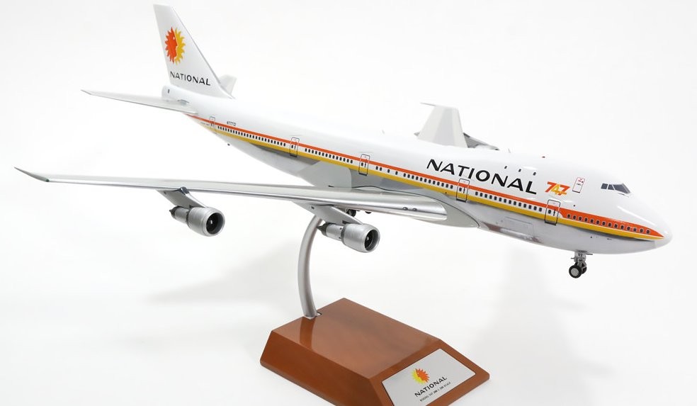 National Airlines Boeing B747-135 w/ Stand InFlight Model IF27420915P ...