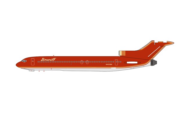 Braniff Red Boeing 727-200 N463BN Aero Classics AC19085 Scale 1:400 ...