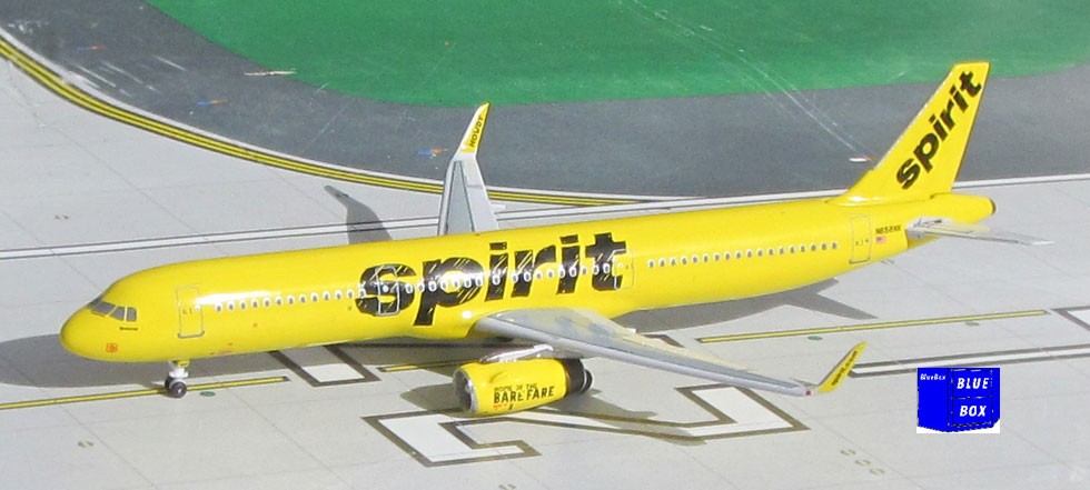 Aero Classic diecast model airplane Spirit Airlines Airbus A321 Reg ...