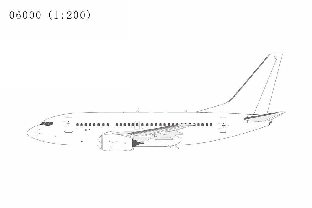 New Mould! Blank Model Boeing 737-600 NG Models 06000 Scale 1:200 ...