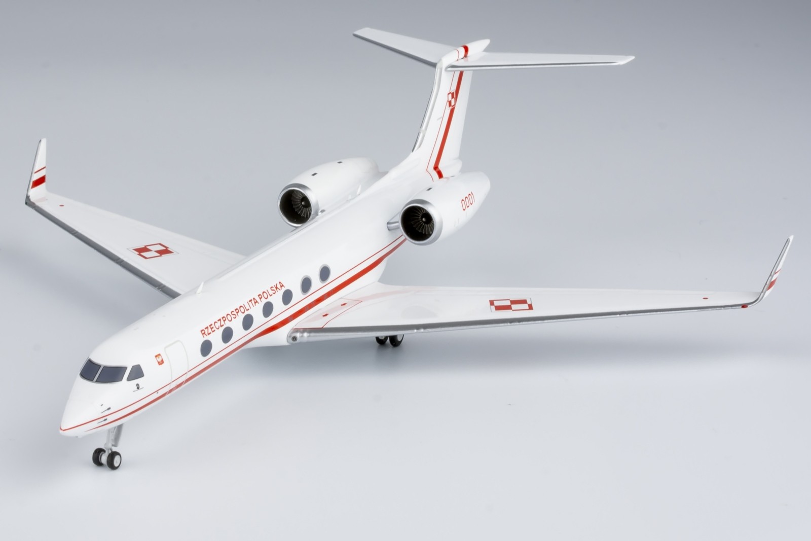 Poland Polish Air Force G550 Business Jet 0001 NG Models 75020 Scale 1: ...