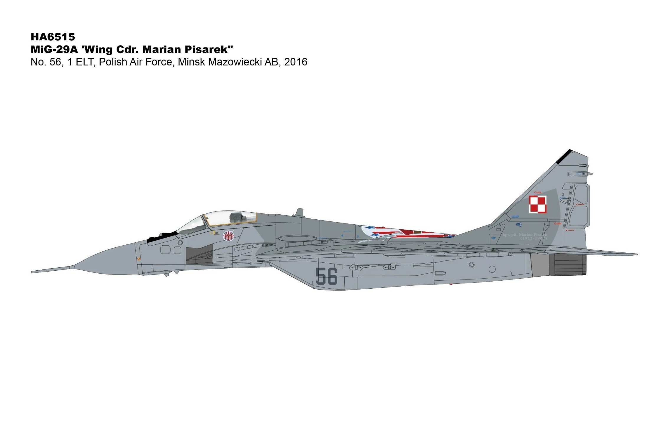 Polish Air Force MiG-29A Fulcrum 1 ELT Minsk Mazowiecki AB 2016 Hobby ...
