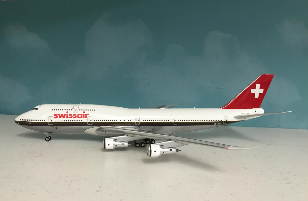 Swissair Boeing B747-357 w/ Stand HB-IGE InFlight Model IF7430915P ...