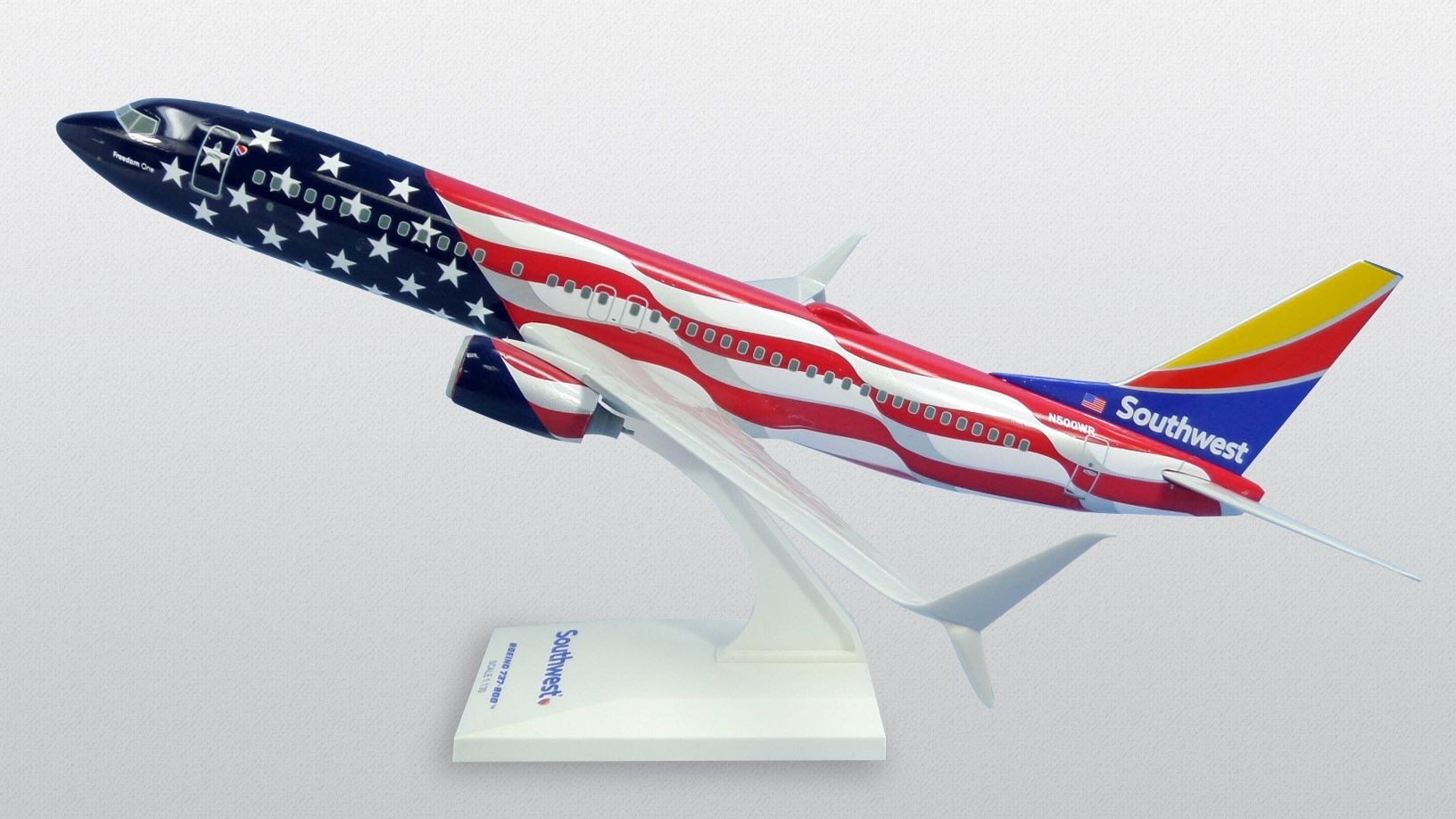 Southwest 737-800 1/130 "Freedom One" N500WR Southwest SKR1087 Scale 1: ...