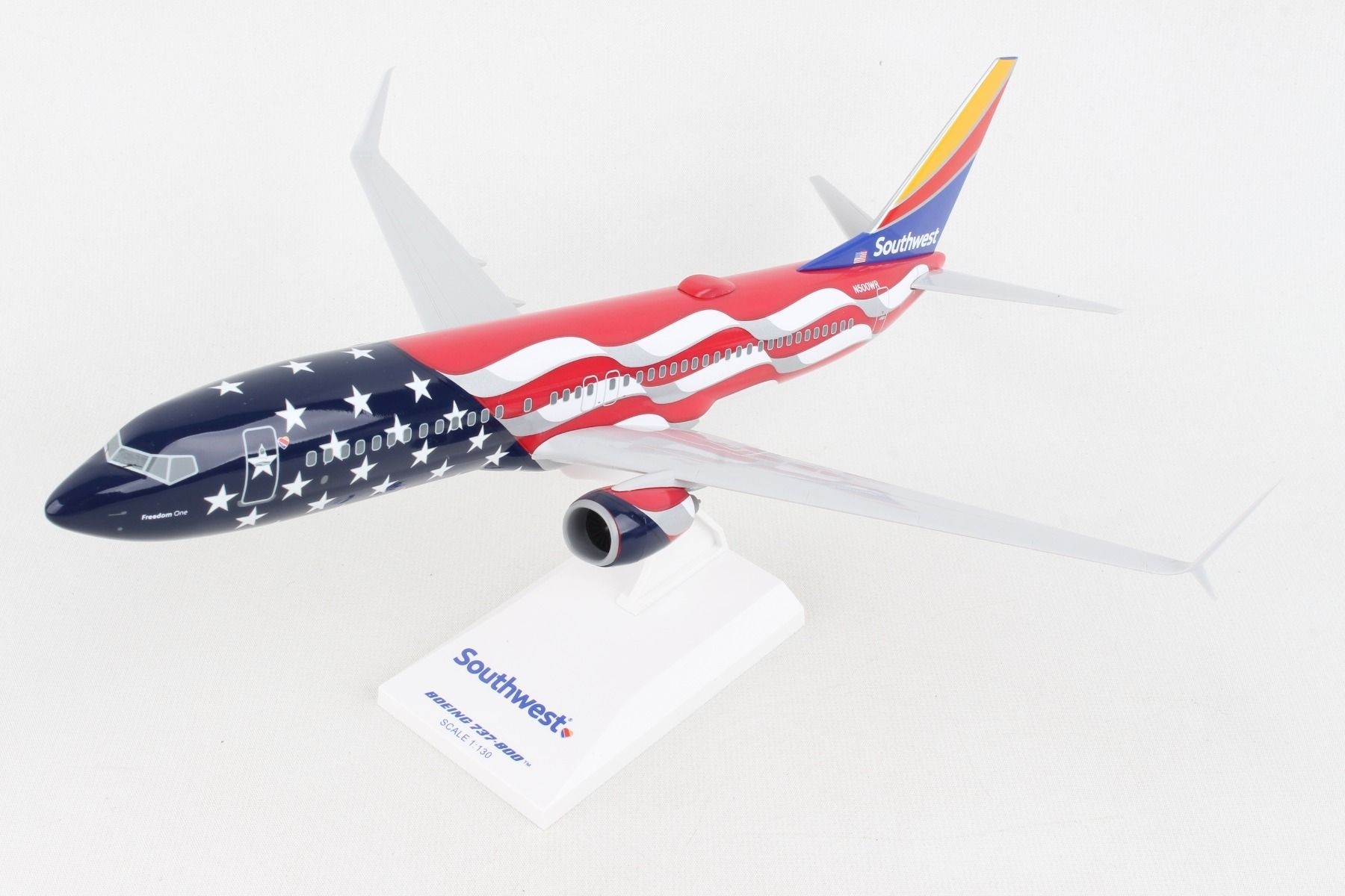 Southwest 737-800 1/130 "Freedom One" N500WR Southwest SKR1087 Scale 1: ...