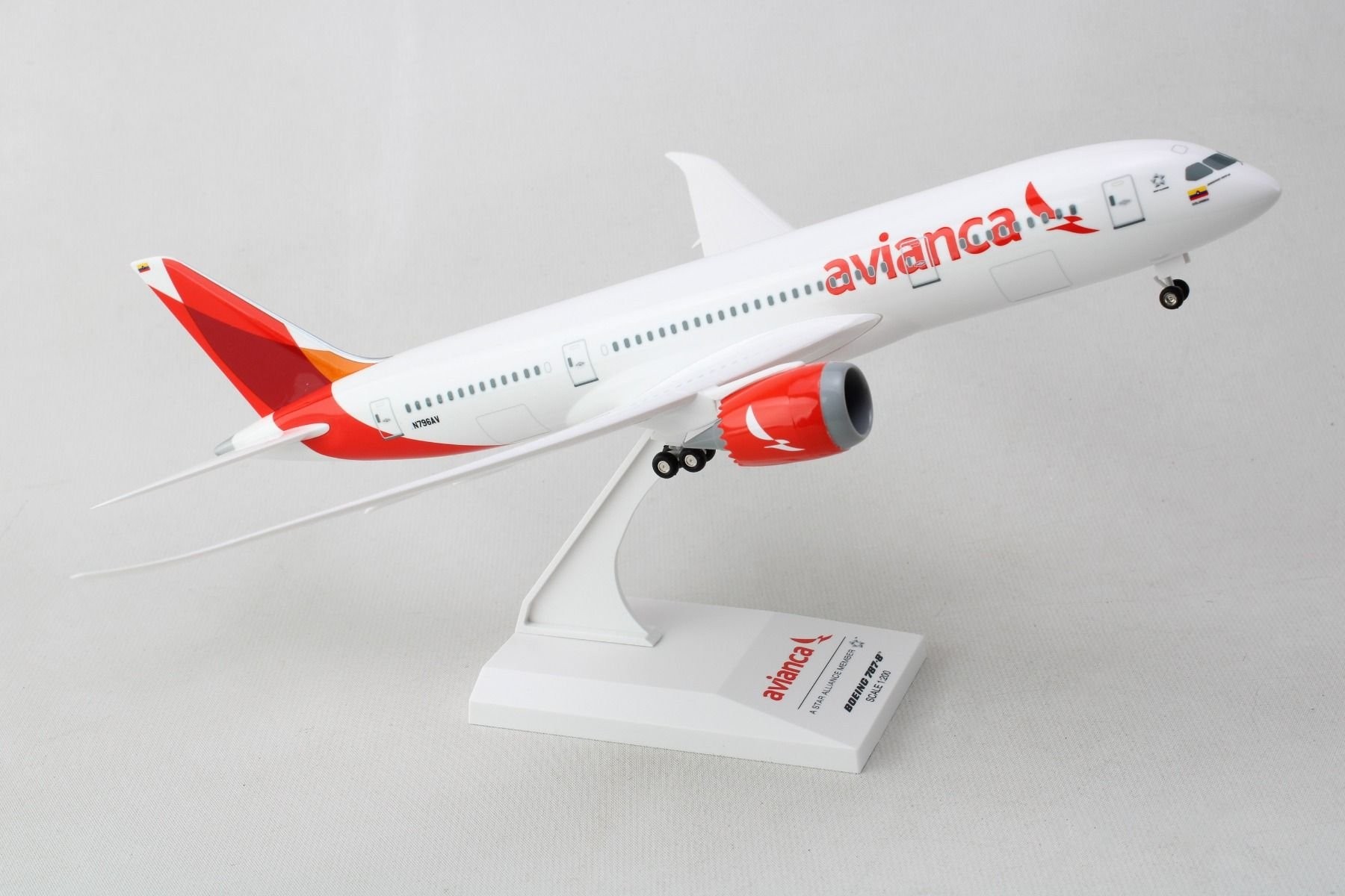 Avianca Boeing B787-8 2023 Livery SKR1159 Skymarks 1:200 ezToys ...