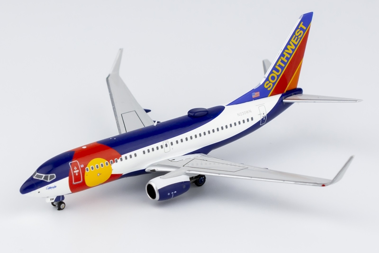 Southwest Colorado One Boeing 737-700w N230WN Canyon Blue Old Livery NG ...