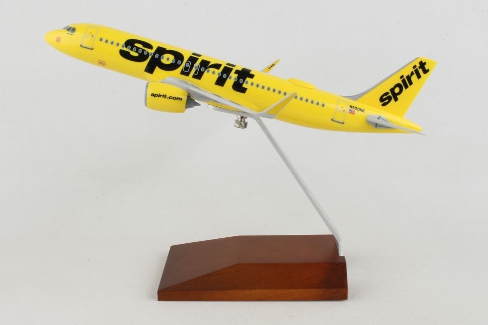Spirit Airbus A320neo Wi-Fi Dome Yellow Livery N320NK With Stand ...