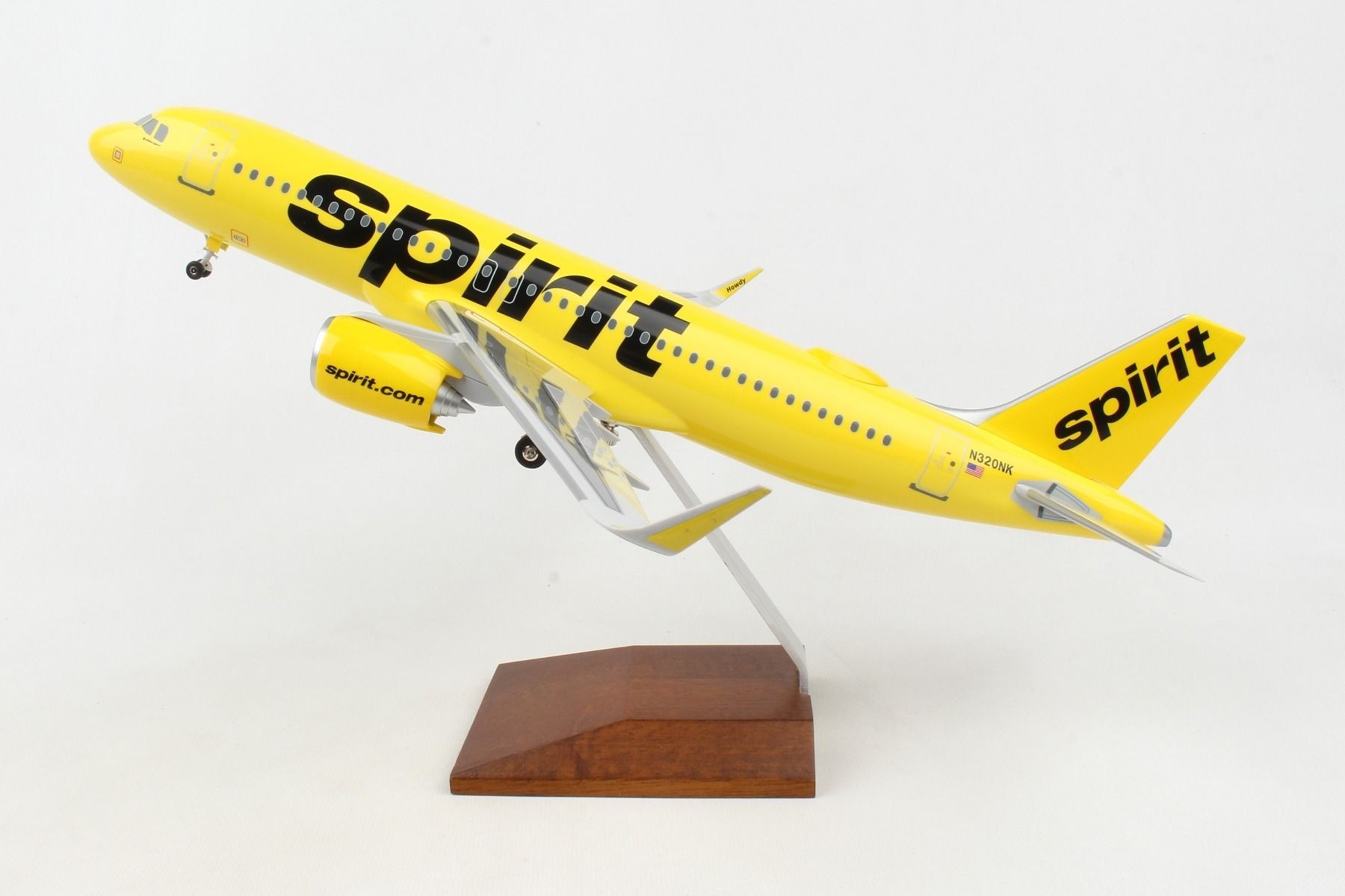Spirit Yellow A320neo N320NK stand &gear Skymarks Supreme SKR8369 scale ...