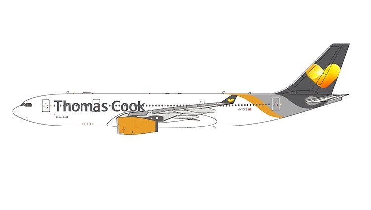 Thomas Cook airlines Airbus A330-200 G-TCXB Sun Heart NGModels 61011 ...