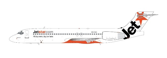 Highly detailed JC Wings die-cast model airplane NEW MOULD! Boeing 717 ...